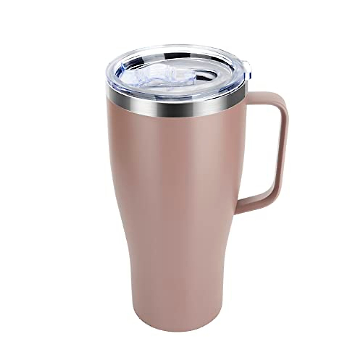 Zukro 32 oz Insulated Tumbler with Handle and Straw,Stainless Steel Travel Cup with Lid, No Sweat,Keep Drinks Cold 24 Hours, Dishwasher Safe,Fit in Cup Holder,