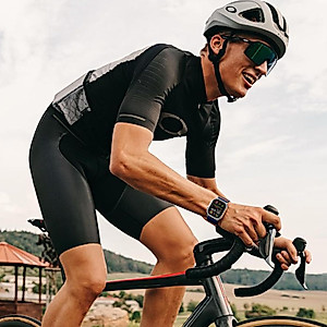 SNBLK Elastic Sport Bands Compatible with Apple Watch Ultra 2 Band/Ultra Band 49mm, iWatch Series 10/9/8/7/6/5/4/3/2/1/SE 42mm/44mm/45mm/46mm/49mm Stretchy Nylon Solo Loop Wide Replacement Strap Men Women