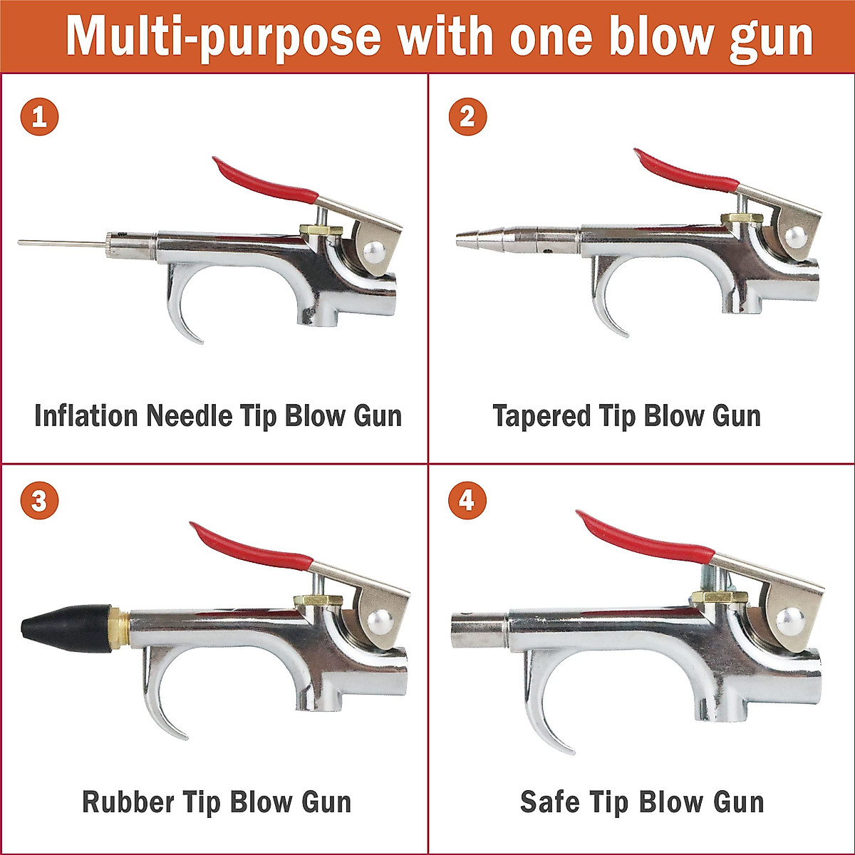MELPRISU 17 Pieces Air Tool Kit 3/8" X 25ft PVC Air Compressor Hose Kit Air Compressor Accessories Kit