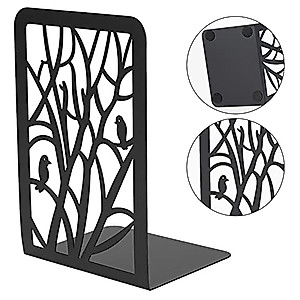 MAMEG Expandable Bookends 2pcs Book Ends Meta Bookend Book Stand Holder Book Support Shelf Desk Organizer Storage Bookrack School Office Supplies