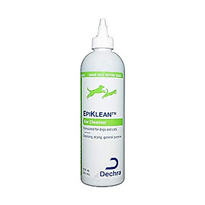 Dechra EpiKlean Ear Cleanser for Dogs & Cats (12oz) - Cleansing, Drying & General Purpose