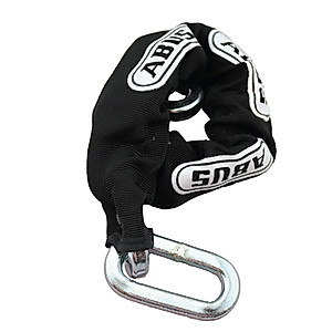 ABUS Hardened Steel 10KS 10 Foot x 3/8" Thick Square Security Chain for Bikes, Containers, Trailers, ATV's, Motorcycles and Personal/Industrial Property