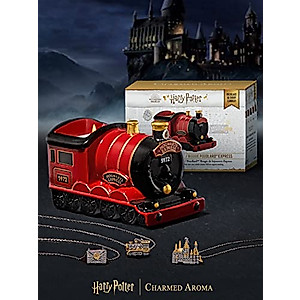 Charmed Aroma Harry Potter Hogwarts Express Scented Candle Surprise Necklace Inside, Jewelry Candle for Women, Home Décor | Collectible |Accessories Gift