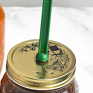 6pcs With Magnetic Can Lifter Jar Lifting Tool Professional Canning Lifters Scald-proof Canning Lid Lifters Portable Jar Lifter Household Canning Lid Lifter Kitchen Supplies