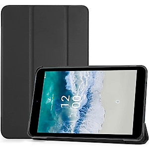 ProCase for Nokia T10 Tablet Case 8.0 Inch 2022, Trifold Slim Stand Cover Hard Shell Folio Lightweight Case Smart Cover for 8.0” Nokia Tablet T10 2022 Release -Black