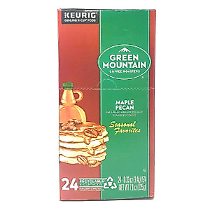 Green Mountain K Cups Seasonal Variety Pack of 2 Flavors - Cinnamon Sugar Cookie and Maple Pecan - Pack of 48 K Cups - 24 K Cups Per Flavor - For Use of Keurig Coffee Makers