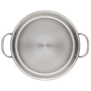 Le Creuset Tri-Ply Stainless Steel Rondeau Pan, 4.5 Quart