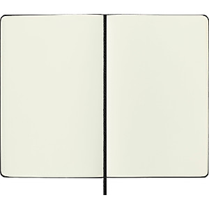 Moleskine Art Sketchbook, Hard Cover, Large (5" x 8.25") Plain/Blank, Black, 104 Pages