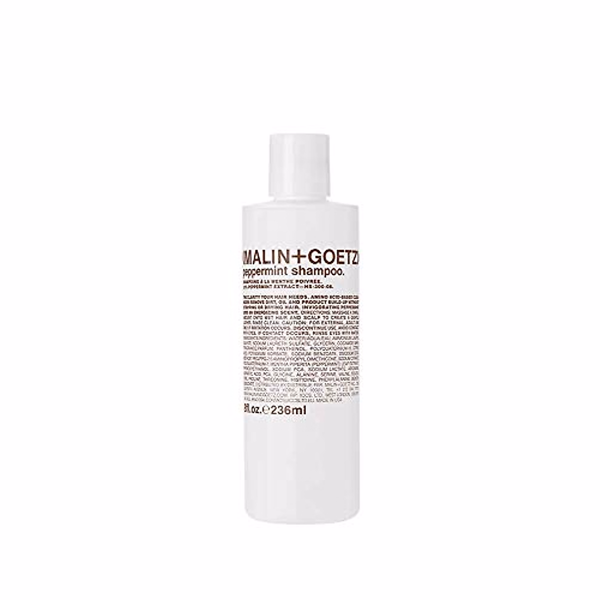 Malin + Goetz peppermint shampoo ‚Äì clarifying, natural unisex shampooto cleanse & hydrate. scalp treatment nourishes & restores healthy texture for all hair types. vegan and cruelty-free, 8 Fl oz
