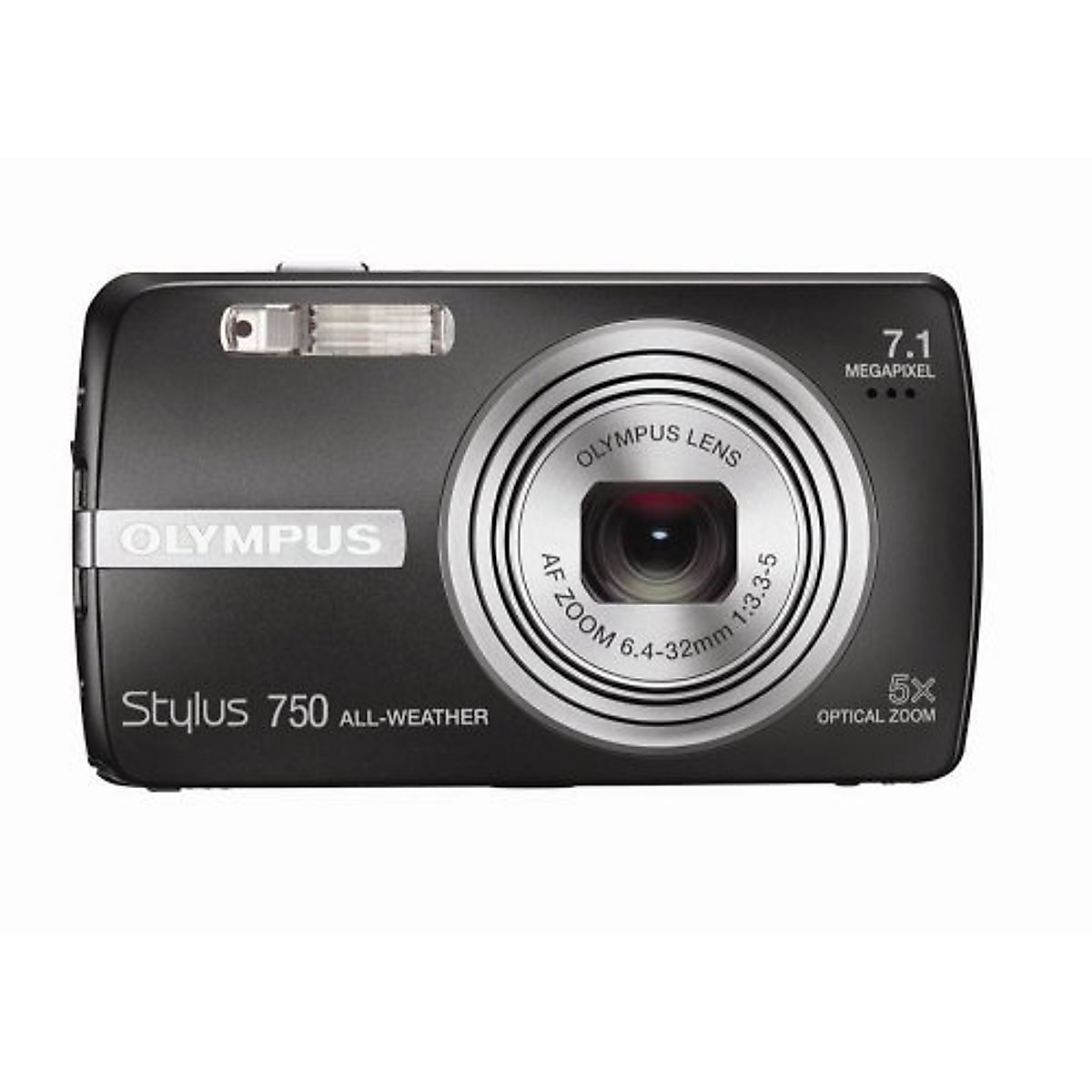 Olympus Stylus 750 7.1MP Digital Camera with Digital Image Stabilized 5x Optical Zoom and CCD Shift Stabilization (Black)