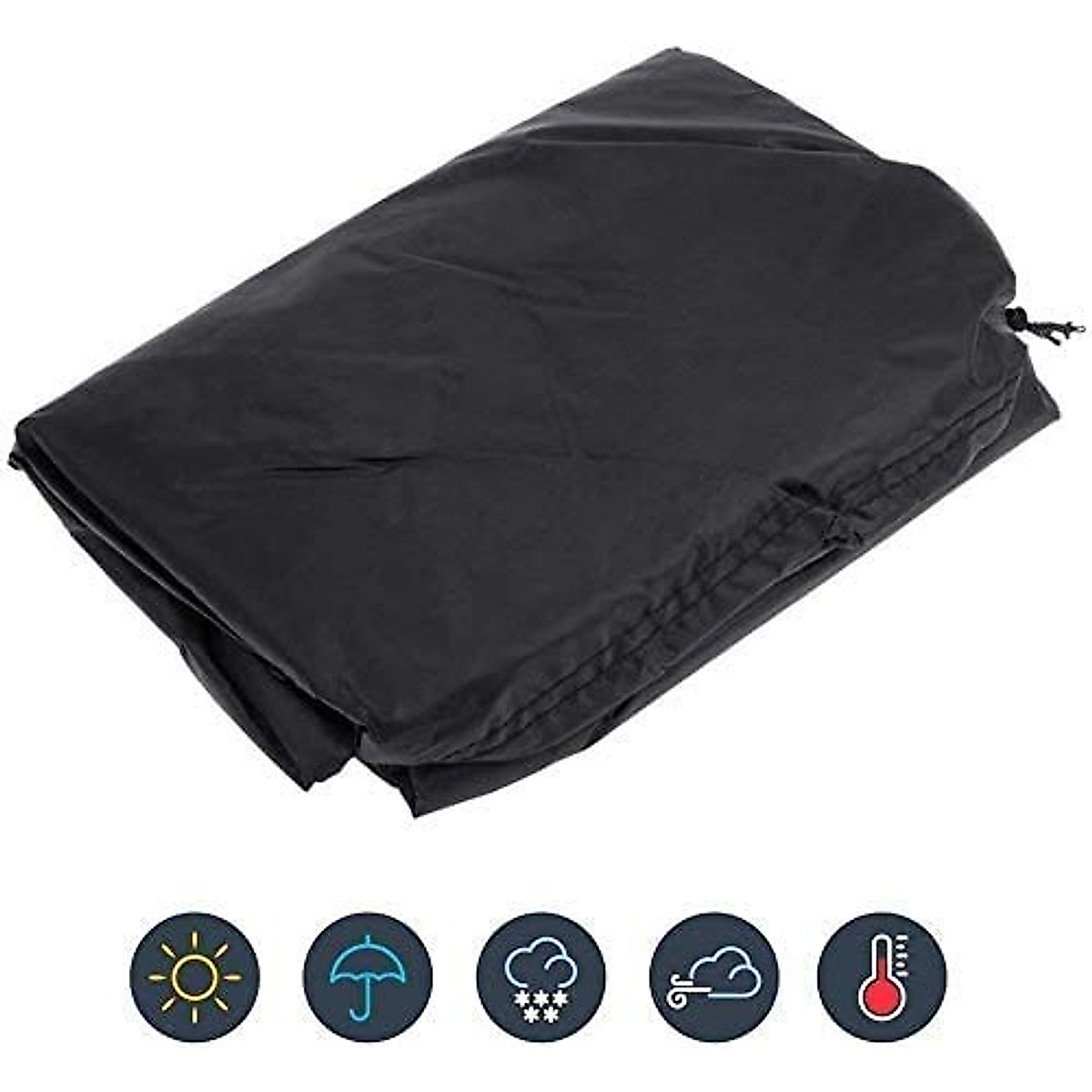 HERSENT Outdoor Patio Chiminea Cover Waterproof Protective Chimney Fire Pit Heater Cover for Outdoor Garden Backyard HZC69