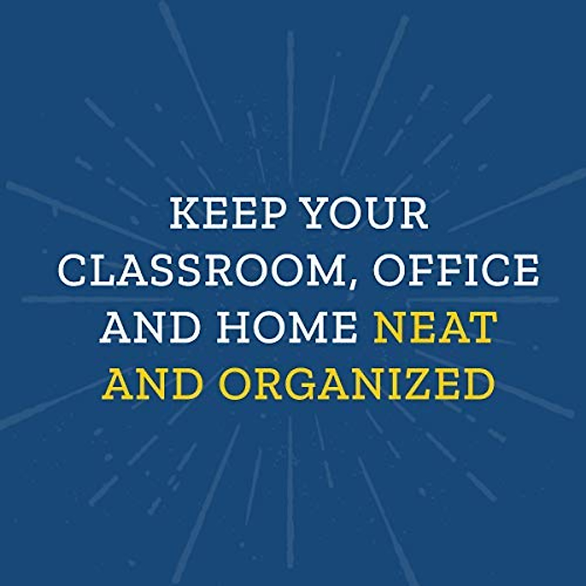 Really Good Stuff 4-Pack Single-Color Picture Book Classroom Library Bins with Dividers