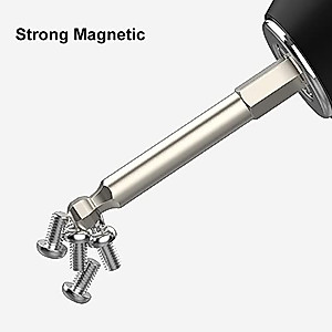 7pcs Metric Ball End Hex Screwdriver Bit Set Magnetic Ball Head Allen bits 2MM 2.5MM 3MM 4MM 5MM 6MM 8MM 1/4 Inch Hex Shank 65MM Length