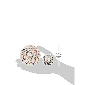 Blomus - Wall Hooks, Coat Hooks, Hooks - Ponto - Terrazzo Coloured - Set of 4