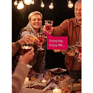 TeeLux Decaf Earl Grey Iced Tea Bags, Decaffeinated Black Tea Blended with Natural Bergamot, Smooth & Mellow, Family Size, 30 Count