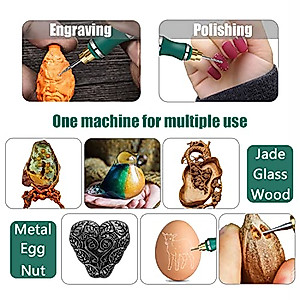 Electric Engraving Pen with 36 Stencils,25W Cordless Etching Engraving Tool with 35bits,USB Rechargeable Mini Micro Professional Engraver Machines for Jewelry Wood Metal Glass Stone Plastic