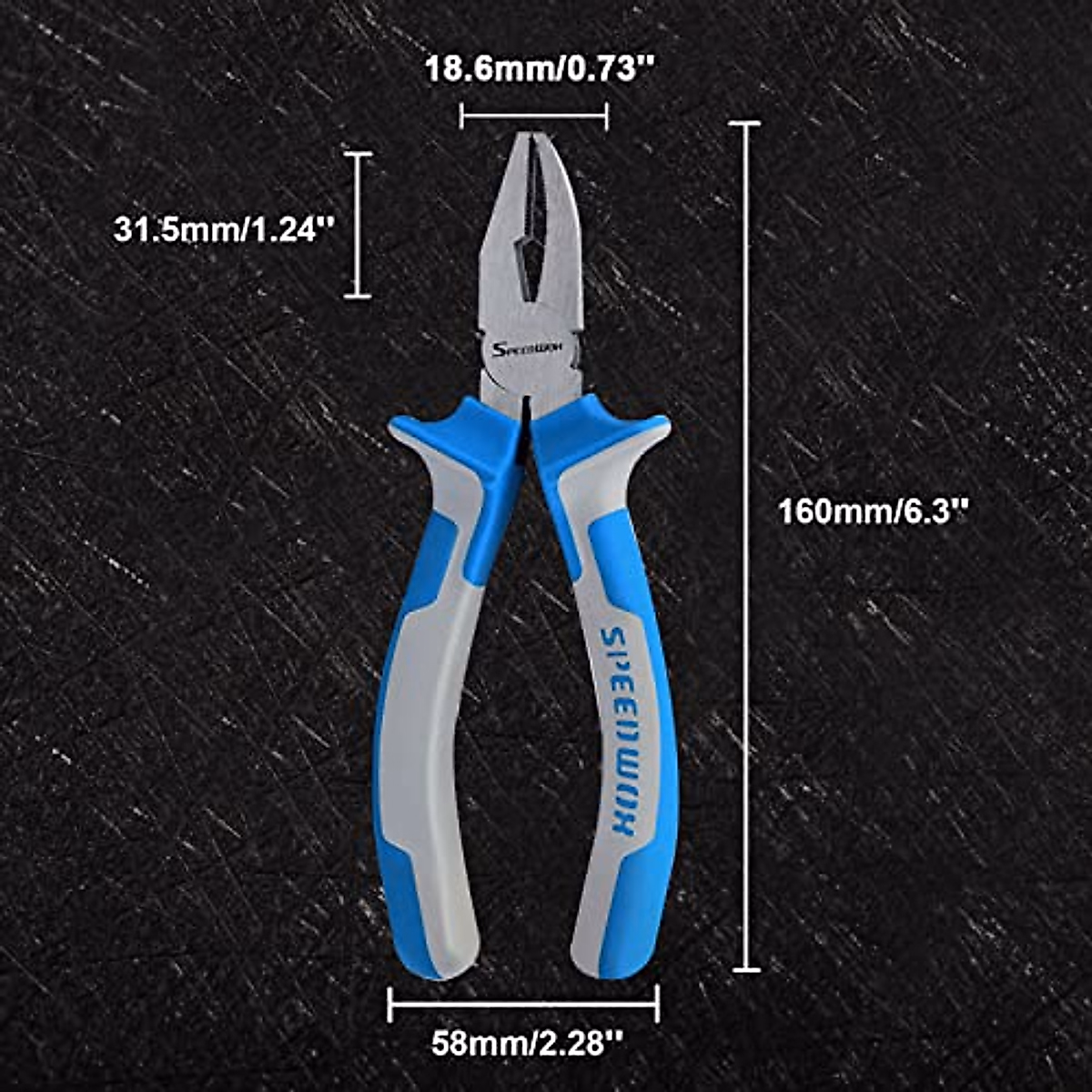 SPEEDWOX 6" Breaker Grozer Pliers Breaking Pliers Professional Breaking and Grozing Pliers Nibble Glass for Stained Glass Work Durable Tool