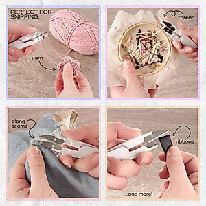 Professional Thread Snips - Multi-Purpose Travel Scissor - Purple - 1 Pair