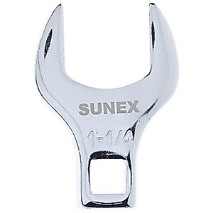 Sunex 97740A 1/2" Dr. 1-1/4" Jumbo Crowfoot Wrench CRV, Alloy Steel