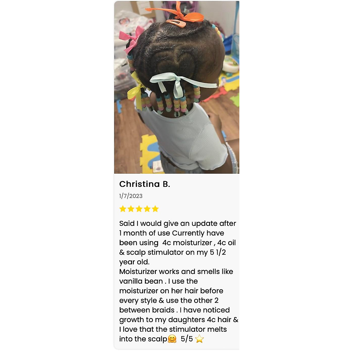 J'Organic Solutions Kid's Biotin Growth Stimulating Conditioner (8oz with Argan Oil, Aloa Vera & more)