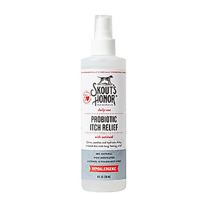 SKOUT'S HONOR, Probiotic Itch Relief Spray, 8 Ounce