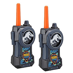 Jurassic World Fallen Kingdom FRS Walkie Talkies for Kids Long Range Static Free Kid Friendly Easy to Use 2 Way Walkie Talkies (Standard Packaging)