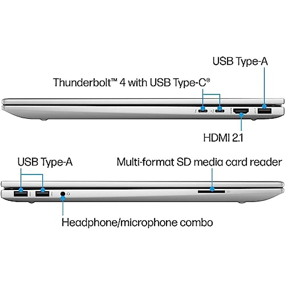 HP 2023 Envy 17.3” FHD IPS Touchscreen Laptop PC 14-Core Intel Core i7-13700H Iris Xe Graphics 32GB DDR4 1TB NVMe SSD 2xThunderbolt 4 WiFi 6E BT HDMI Webcam Backlit KB Windows 11 Home w/RE USB