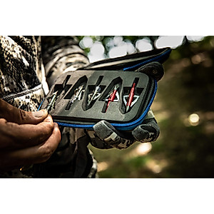 Muzzy Broadheads and Accessory Case, Grey/Blue (601)