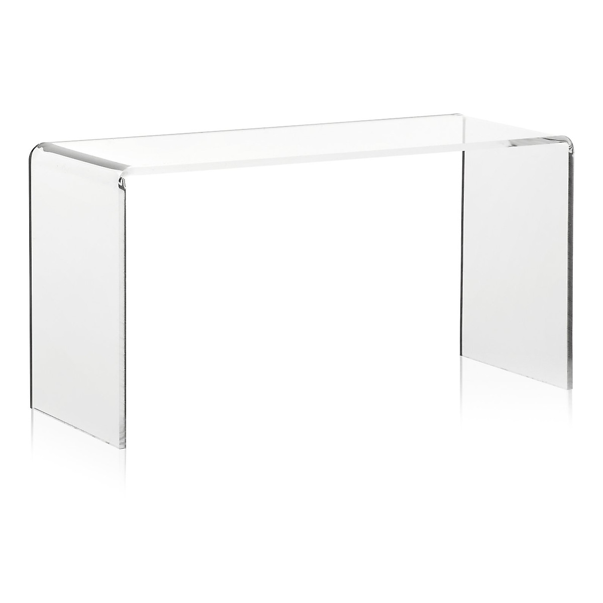 Product Carrier as a Decorative Bridge, Shoe Stand Made of Original Plexiglas (20.0 x 7.0 x 10 cm) Presentation Display, Sales Stand