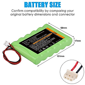 Pickle Power 3800mAh 300-03866 Battery Replacement for Honeywell Alarm Lynx Touch 5100, Lynx 5200, Lynx 5210, Lynx Touch 7000