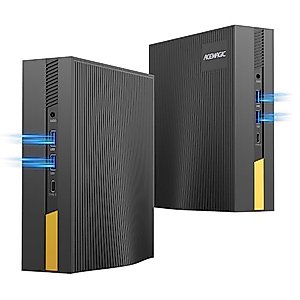 ACEMAGIC Mini PC, Intel 12th Core i5-12450H, TDP 45W, 8C/12T, Up to 4.4GHz, 32GB DDR4 512GB PCIe SSD ROM Desktop Computers, Mini Tower PC Support Type-C/4K@60Hz/WiFi6/BT5.2/Gigabit Ethernet/2*HDMI