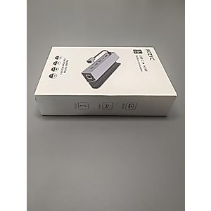 Docking Station for Steam Deck, KOZYC 6 in 1 Stream Deck Dock with HDMI 2.0 4K 60Hz, 1Gbps RJ45 Ethernet, 3 USB 3.0 5Gbps, and 100W Charging USB-C Port Compatible with ROG Ally, Steam Deck, Laptop