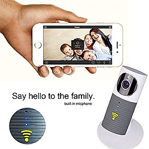 Cleverdog Security IP Camera, TOLEGEND 2nd Generation 120 ° Wide Angle Night Vision Camera Security Wireless Puppy Cam for Phone