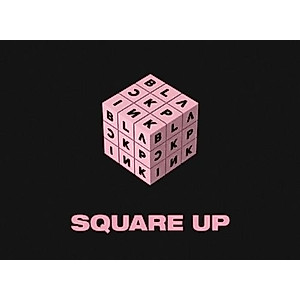 BLACKPINK - [Square Up] 1st Mini Album Pink Ver CD+Booklet+PhotoCard+SelfieCard+Lennticular Lyrics+Postcard K-POP Sealed