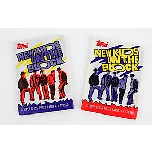 Two Packs of New Kids on the Block Trading Cards NKOTB 1989