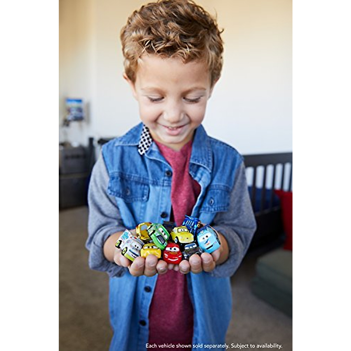 Disney Cars Toys Mini Racers Metal Vehicles, 3 Pack