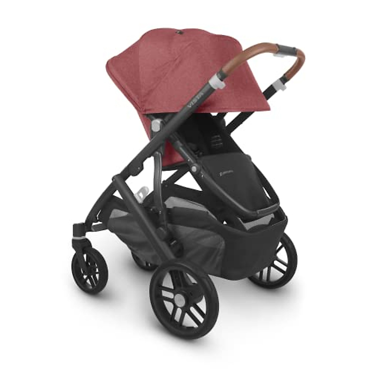 Vista V2 Stroller - Lucy (Rosewood mélange/Carbon/Saddle Leather)