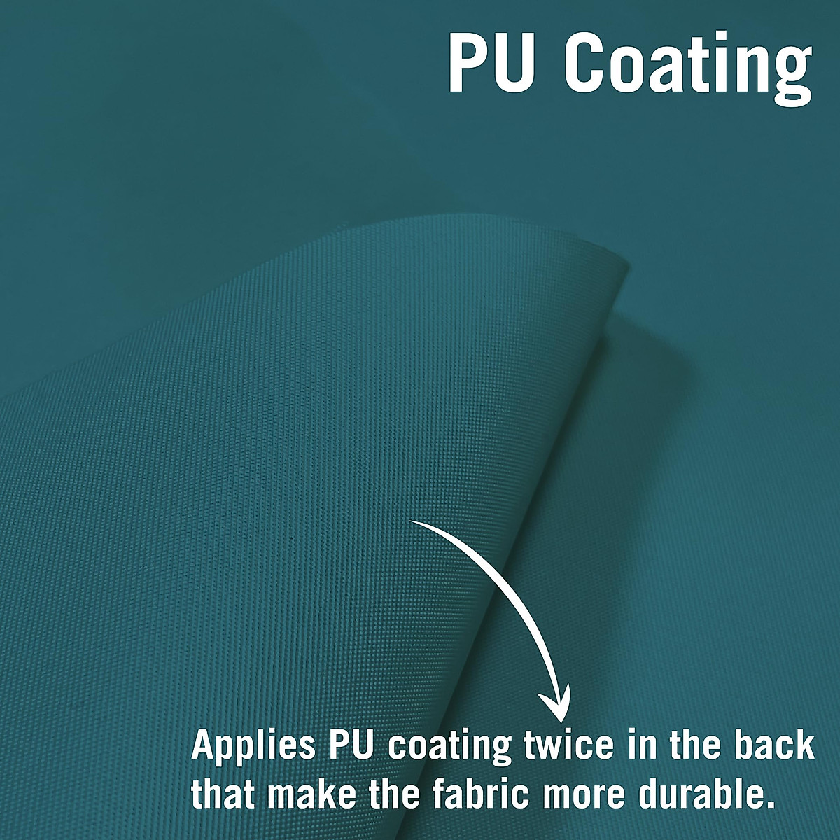 VIZALO 70x210D Nylon Fabric 58" Wide Cut by The Yard, Water Repellent、PU Coating for Outdoor/Indoor、DIY Craft、Bags、Accessories、Travelware、Upholstery、Tarp、Tent、Lining for Bag (Varsity Blue, 3 Yard)