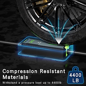 QPQ Level 1-2 EV Charger, 16 Amp 110-240V Portable Electric Car Charger, Electric Vehicle Charging Stations with NEMA 6-20 Plug & NEMA 5-15 Adapter for J1772 with 21 FT Cable