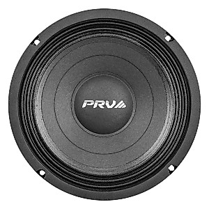 PRV AUDIO 8 Inch Midbass Speaker 8MB450 v2, 450 Watts, 8 Ohm, 2 in Voice Coil, Pro Audio Loudspeaker (Single)