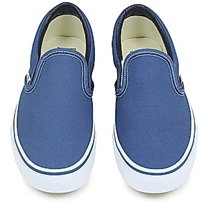 Vans Unisex Classic Slip-On(tm) Core Classics Navy Sneaker Men's 8.5, Women's 10 Medium