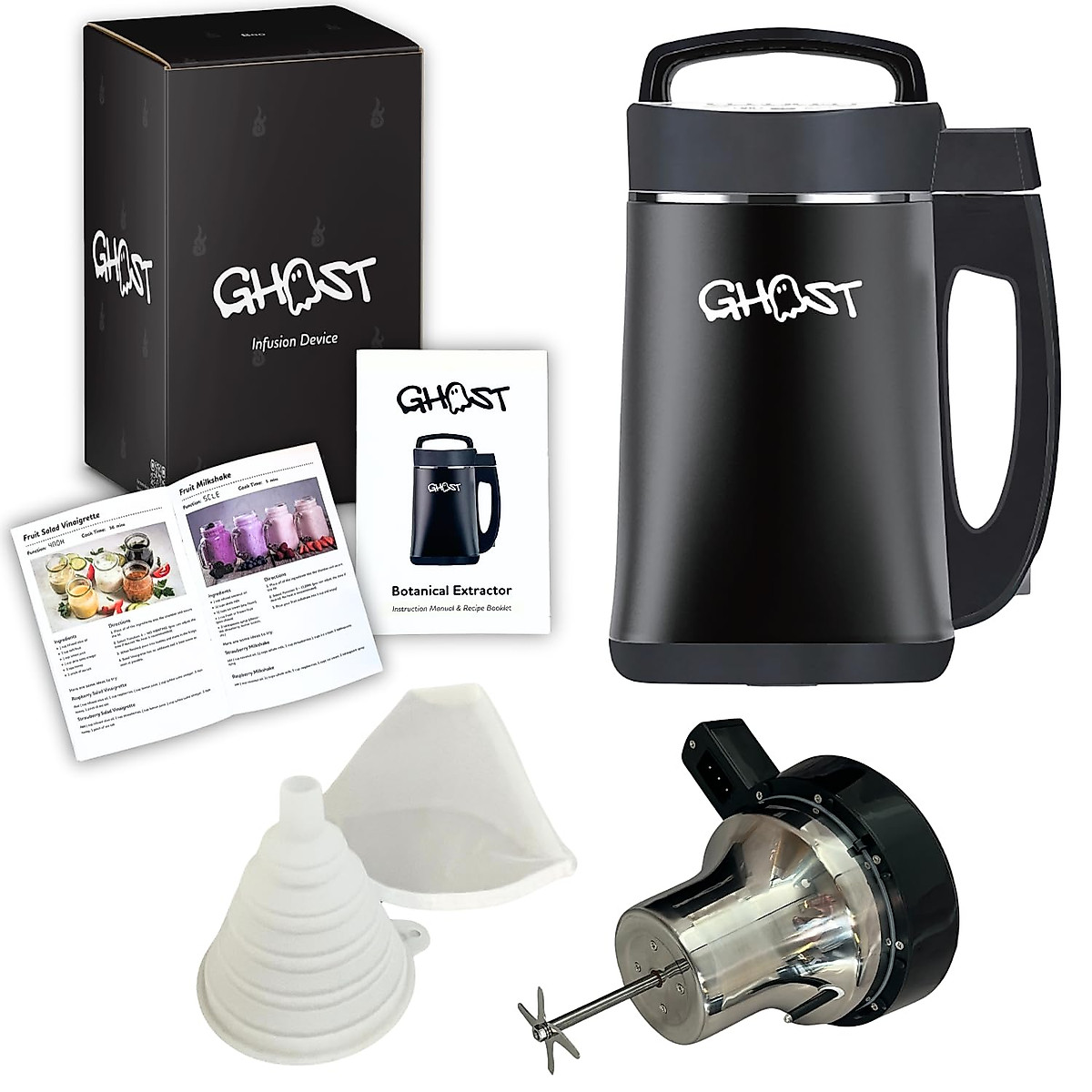 Ghost Infuser - Herbal Botanical Extractor and Oil Infusion Machine - Fully Customizable Settings - Easy to Use to Make Your Own Infused Oil Edibles & Treats