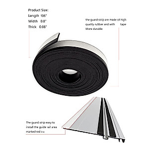 196 inch (5 M) Splinter Guard Strip Compatible with Makita Festool Dewalt Guide Rail Strip and Most Brand Guide Rails,Makita Guide Rail Accessories,194419-4
