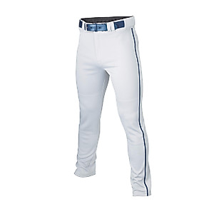 Easton | RIVAL+ Piped Baseball Pant | White/Navy | Adult XXLarge