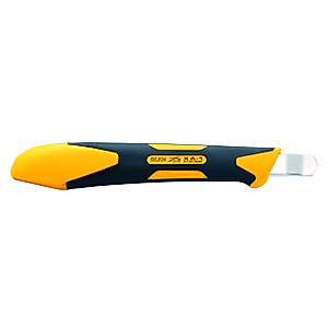 Utility Knife, 5 3/4 In, Yellow/Black