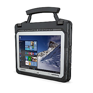 Panasonic Toughbook CF-20, 10.1-inch Multi Touch, 1920x1200, m5-6Y57@1.1GHz, 8GB RAM, 256GB SSD, Wi-Fi, Bluetooth, Webcam, Rear Camera, Emissive Backlit Keyboard, Barcode Reader, Win 10 Pro (Renewed)