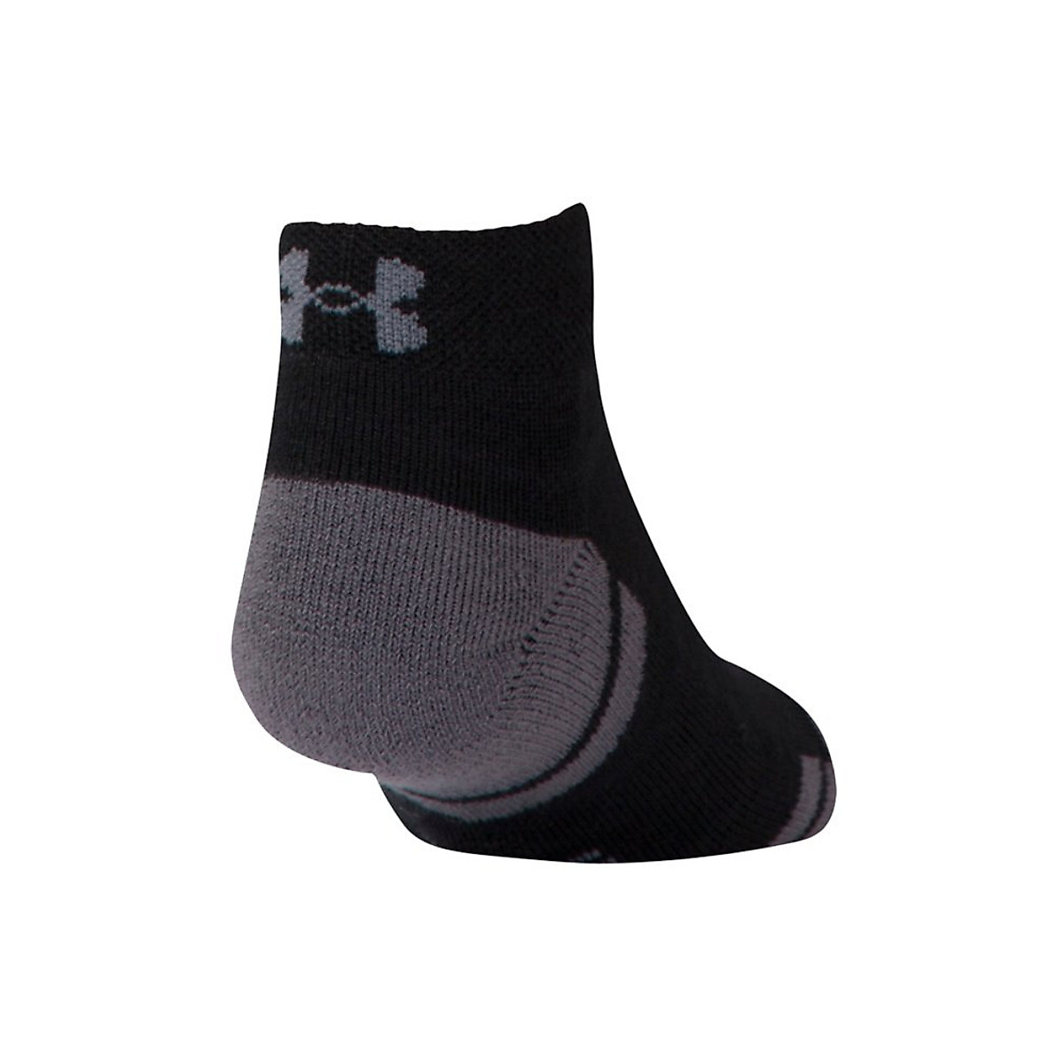 Under Armour Youth Resistor 3.0 Low Cut Socks, Multipairs, Black/Graphite (6-Pairs), Small