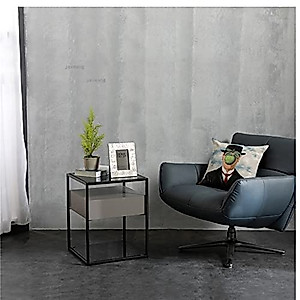 HIGOH Bedside Table Bedroom Living Room Bedside Table Dorm Locker Apartment Side Table Hotel Bedside Table