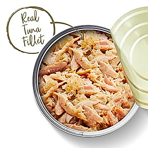 Applaws Natural Wet Cat Food, 24 Pack, Limited Ingredient Canned Wet Cat Food, Tuna Fillet with Seaweed in Broth, 5.5oz Cans