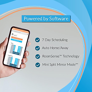 Flair Puck Wireless WiFi Smart Thermostat (White), for Flair Smart Vents or Mini Split Control. Compatible with Smart Thermostats and Voice Assistants.